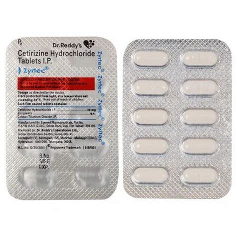 Zyrtec 10 Mg Tablets For Personal At ₹ 21 Stripe In Nagpur Id 2853863463562