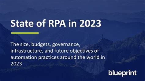 Blueprint Software Systems Publishes Second Annual Research Report On The State Of Rpa