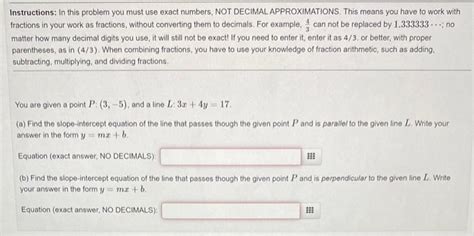solved instructions in this problem you must use exact