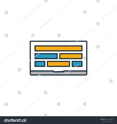 Fluid Grid Icon Set Four Elements Stock Vector Royalty Free 1536584849 Shutterstock