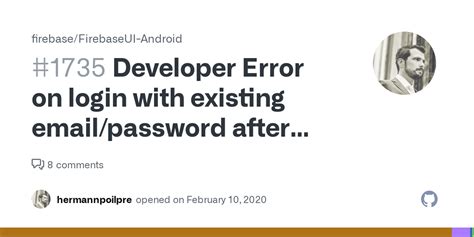Developer Error On Login With Existing Email Password After Email Link Enabled Issue