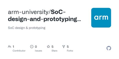 Github Arm University Soc Design And Prototyping Research Enablement Kit Soc Design Prototyping