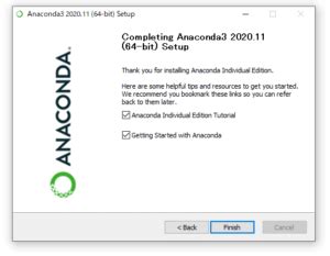 Windows にPython環境構築 Anacondaインストール tabalog