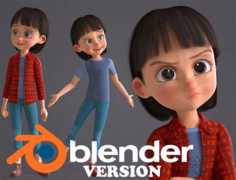 blender render girl