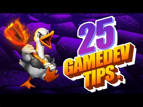THE Best Gamedev Tips YouTube