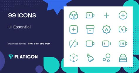 Ui Essential Icon Pack Gradient 99 Svg Icons