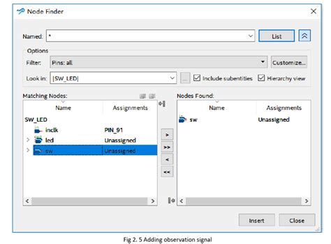 switch and use signaltap ii logic analyzer in quartus verilog hdl