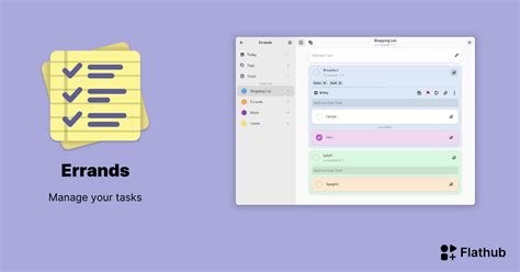 install errands on linux flathub