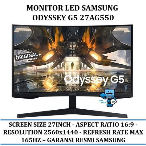 Jual Monitor Led Samsung Odyssey G Ag Curved Original Samsung Shopee Indonesia