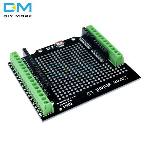 Proto Screw Shield For Arduino Open Source Reset Button D13 Led New Fo