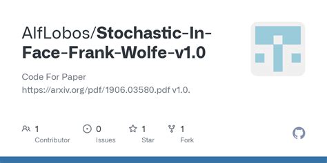 github alflobos stochastic in face frank wolfe v1 0 code for paper