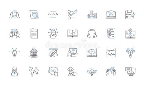 Acumen Line Icons Collection Intelligence Insight Wisdom