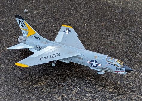 Academy 1 72 Vought F 8e Crusader Ready For Inspection Aircraft