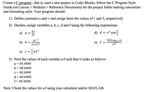 Solved Create A C Program That Is Start A New Project In Chegg