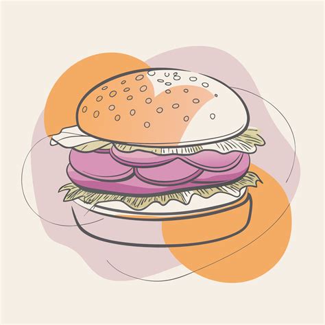 Hamburger Editable Graphics Design 47859192 Vector Art At Vecteezy