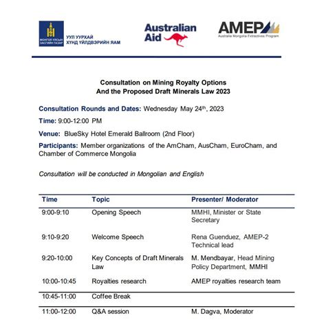 Dear Austcham Mongolia Members And Austcham Mongolia Facebook