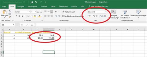 zellformatierungen schriftart und zahlenformate in microsoft excel