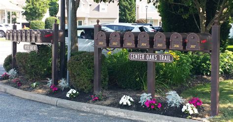 Multi Unit Curbside Mailbox Mystic Oaks Mailbox New Mailbox The Unit