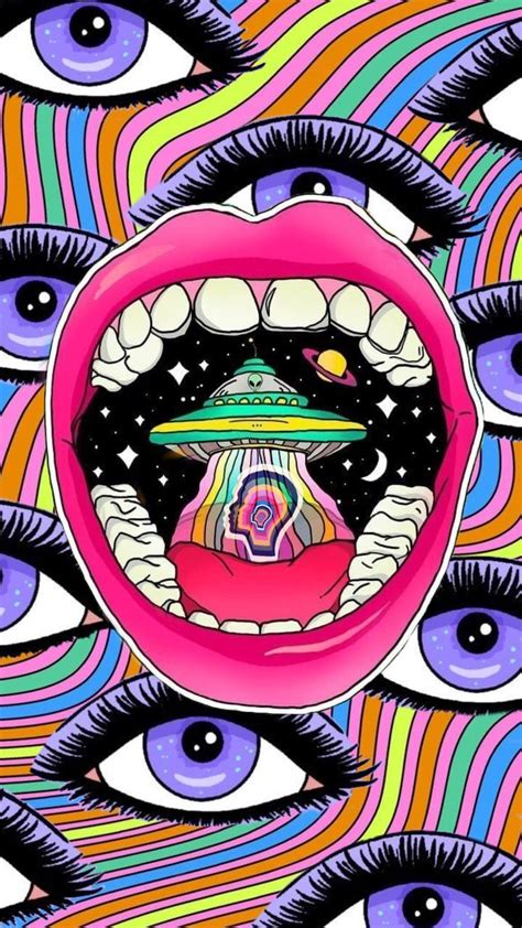 Pin By Anastasia Rul On Кислотное искусство Psychedelic Art