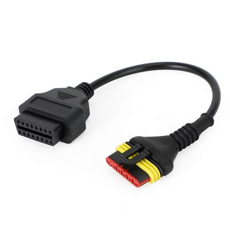Obd2 6 Pin Diagnostic Code Reader Adapter Scanner Cable For Benelli Mo