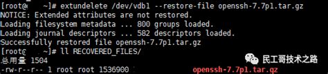 超全！linux误删文件恢复命令及方法 linux误删文件怎么恢复