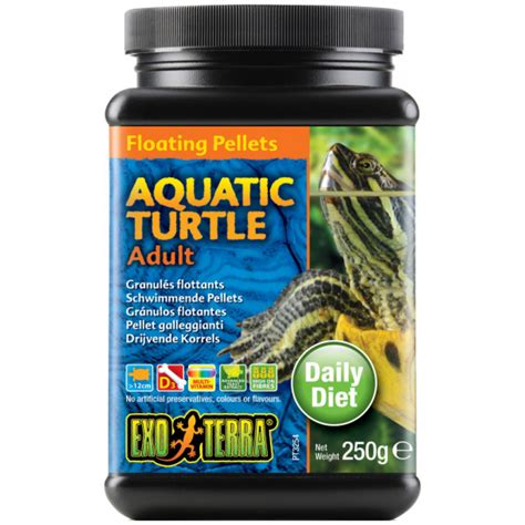 Exo Terra Turtle Food Adult Floating Pellets 250g Bespoke Aquariums