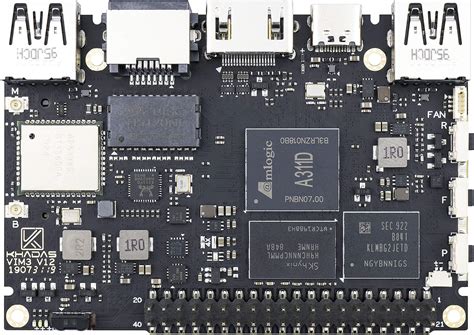 khadas vim3 development learning board npu recognition amlogic a311d