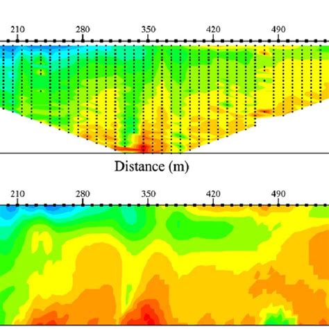 Inverted Resistivity Models Showing The Evolution Of Seawater Intrusion