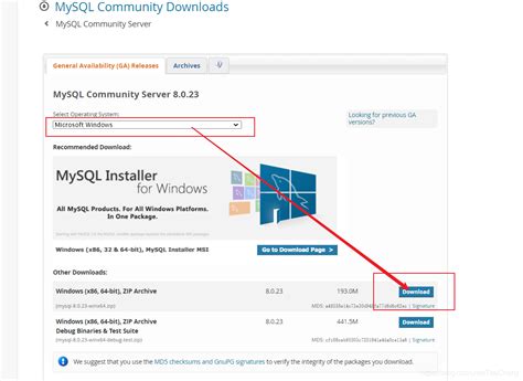 【数据库mysql】2021最新官网下载及查看mysql版本步骤教程 mysql 查看版本下载 csdn博客