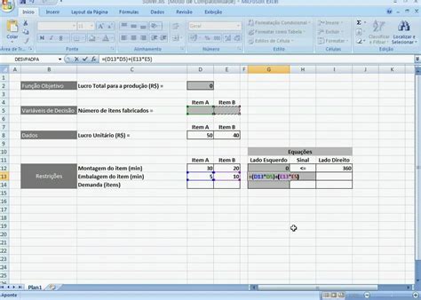 Using Solver In Excel 2016 Youtube