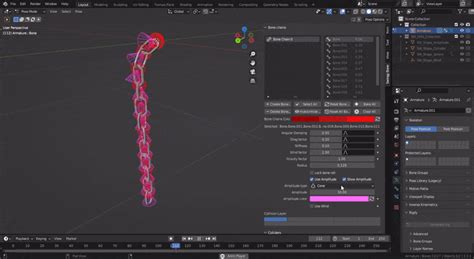Blender骨骼物理插件 Swingy Bone Physics V1 8 0 动态骨骼链物理解算 Cg Trove