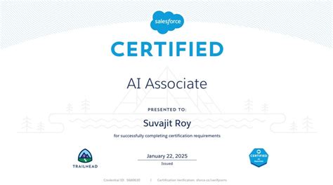 Suvajit Roy On Linkedin Salesforce Ai Certification Tech Mulesoft Muleys
