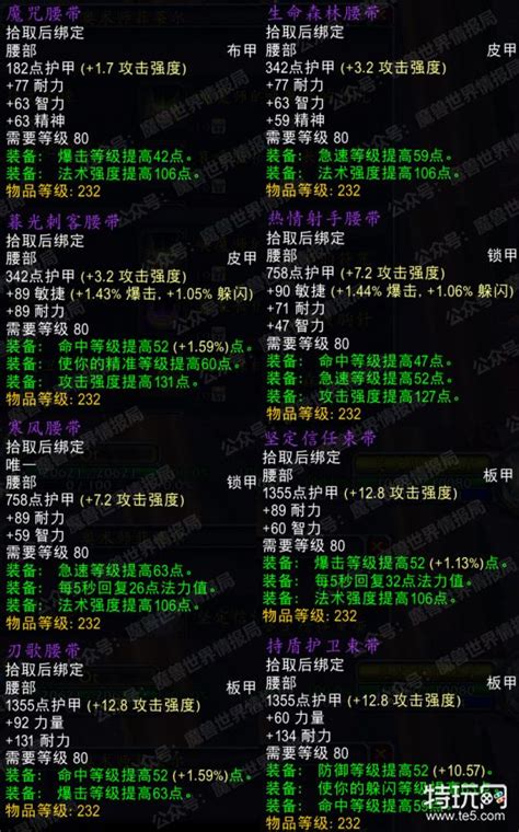 魔兽世界怀旧服wlk P2牌子装汇总 全装备效果一览特玩网