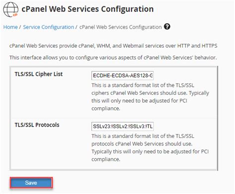 How To Edit TLS SSL Cipher List And Protocol In WHM Eukhost