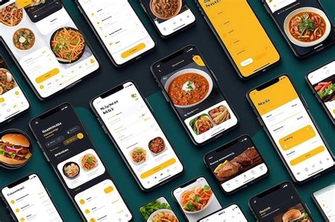 Iphone Call Screen Concept Ui Set With Realistic Blurry Background Premium Ai Generated Image