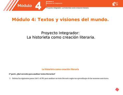 Proyecto Integrador Modulo 4 Ejercicios De Artes Docsity