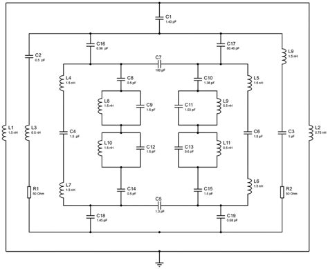Equivalent Circuit Model Of The Proposed Unit Cell Created In Ads Download Scientific Diagram