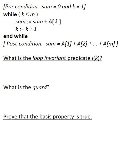 Solved Use The Loop Invariant Theorem To Prove The Chegg