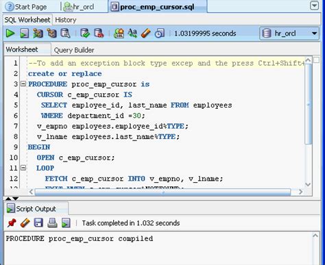 Advanced Oracle SQL Developer
