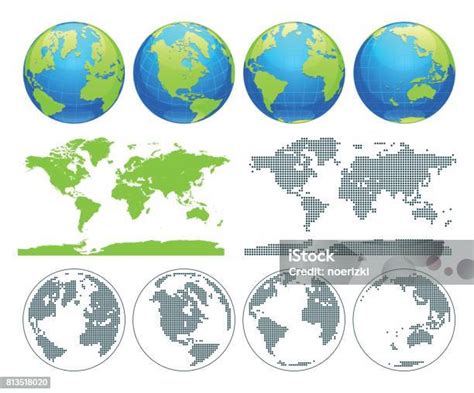 지구 모든 대륙 지구를 보여주는입니다 디지털 세계 세계 벡터입니다 점선된 세계 지도 벡터입니다 0명에 대한 스톡 벡터 아트 및 기타 이미지 Istock