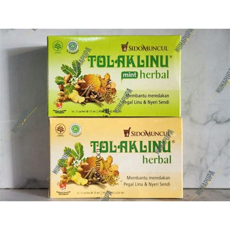 Jual Tolak Linu Herbal Mint Sido Muncul Isi 5 Untuk Membantu Meredakan Pegal Linu Dan Nyeri