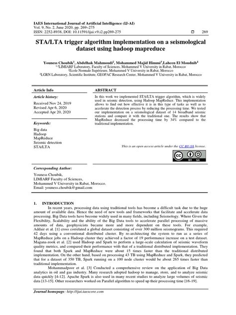 Stalta Trigger Algorithm Implementation On A Seismological Dataset
