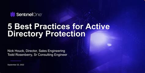 5 Best Practices For Active Directory Protection