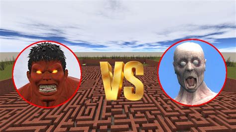 Red Hulk Vs Scp 096 In Garrys Mod Youtube