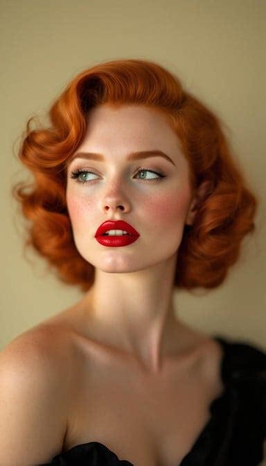 Free Vintage Redhead Beauty Image Download At Stockcake