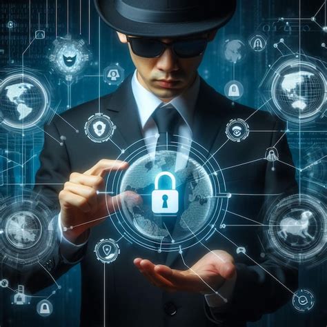 Premium Photo Digital Crime And Data Protection Network Security And