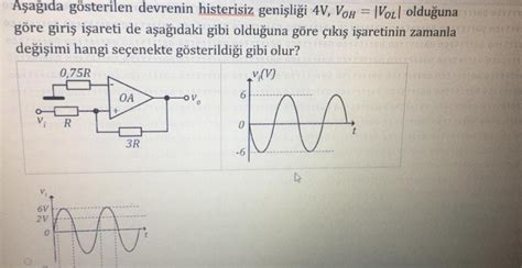 Since The Hysteresis Width Of The Circuit Shown Below