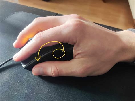 large gaming mouse with front thumb buttons r mousereview