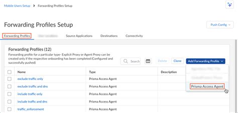 Set Up Forwarding Profiles To Manage Agent Traffic
