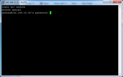 Ssh Putty Access Denied Server Fault
